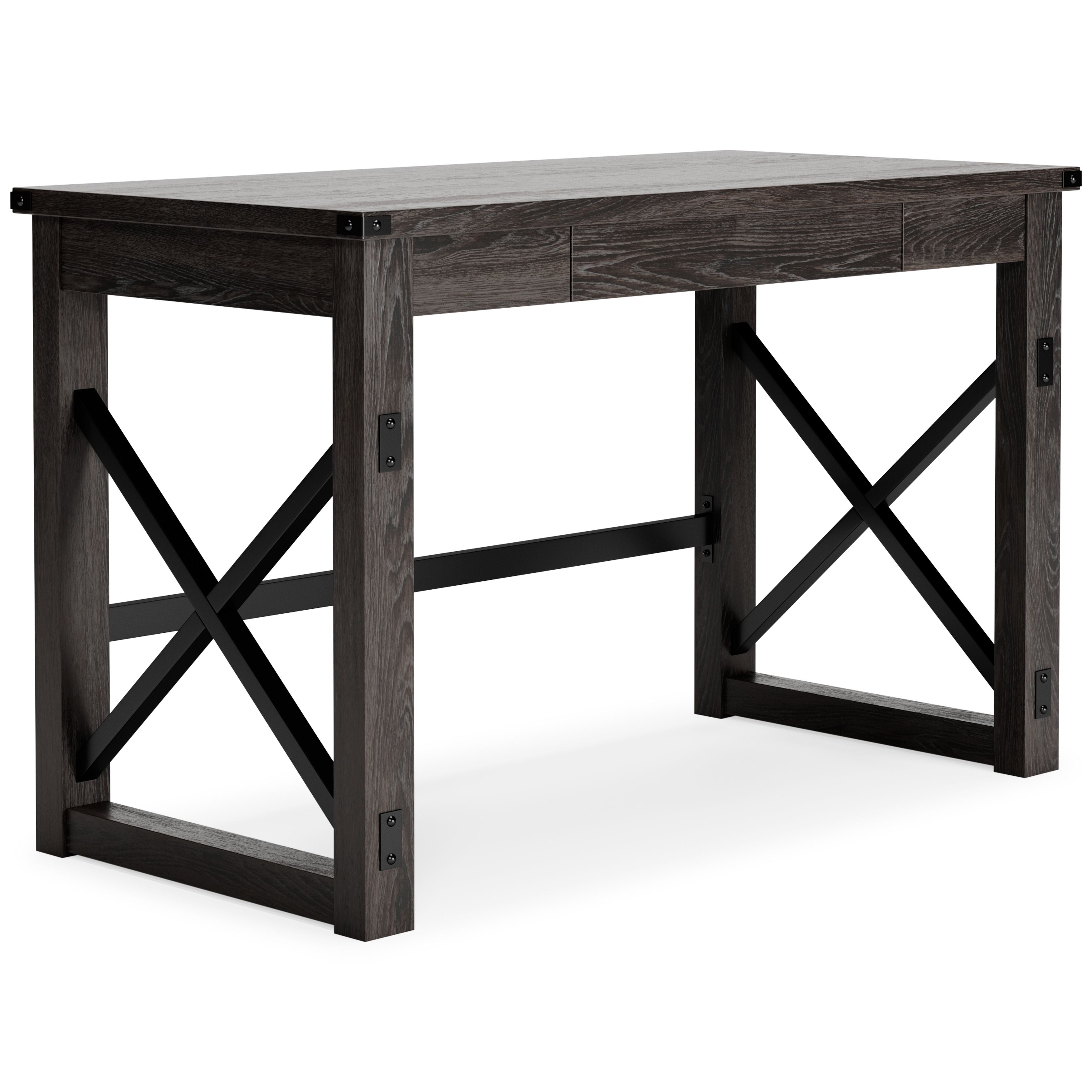 Freedan Grayish Brown Home Office Desk | Marlo Furniture